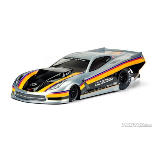 PROTOform Chevrolet Corvette C7 Pro-Mod Karo klar für Slash 2WD Drag ...